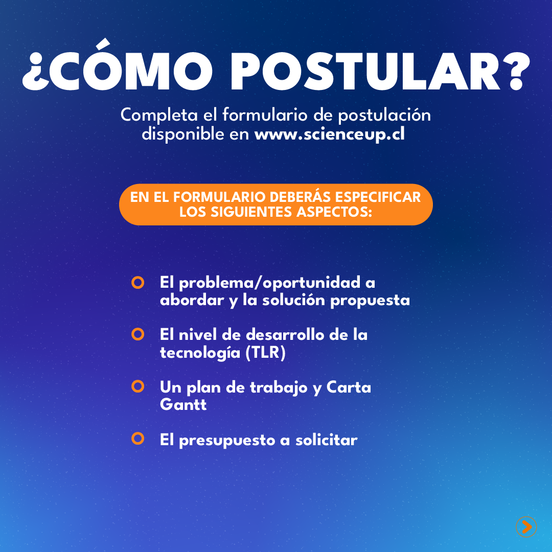 Science Up inicia las postulaciones al Programa de Rápida ...